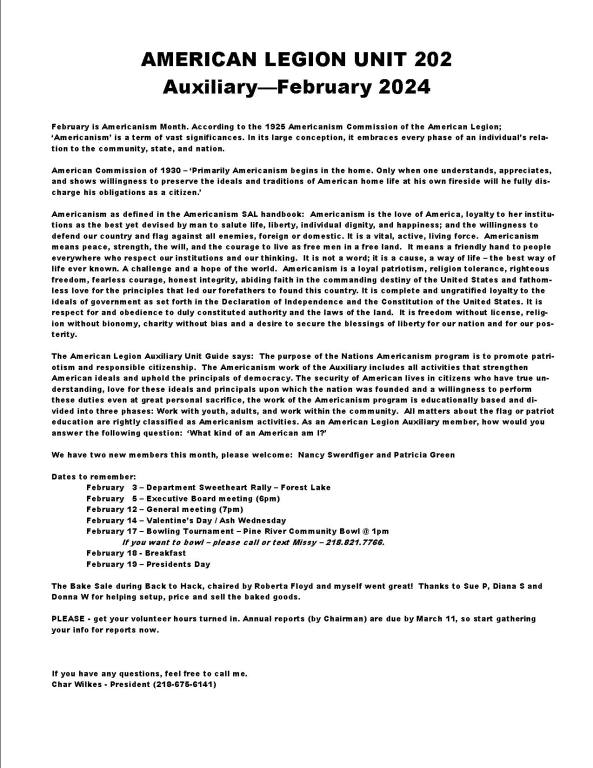 legionpost202.com - Legion Newsletter